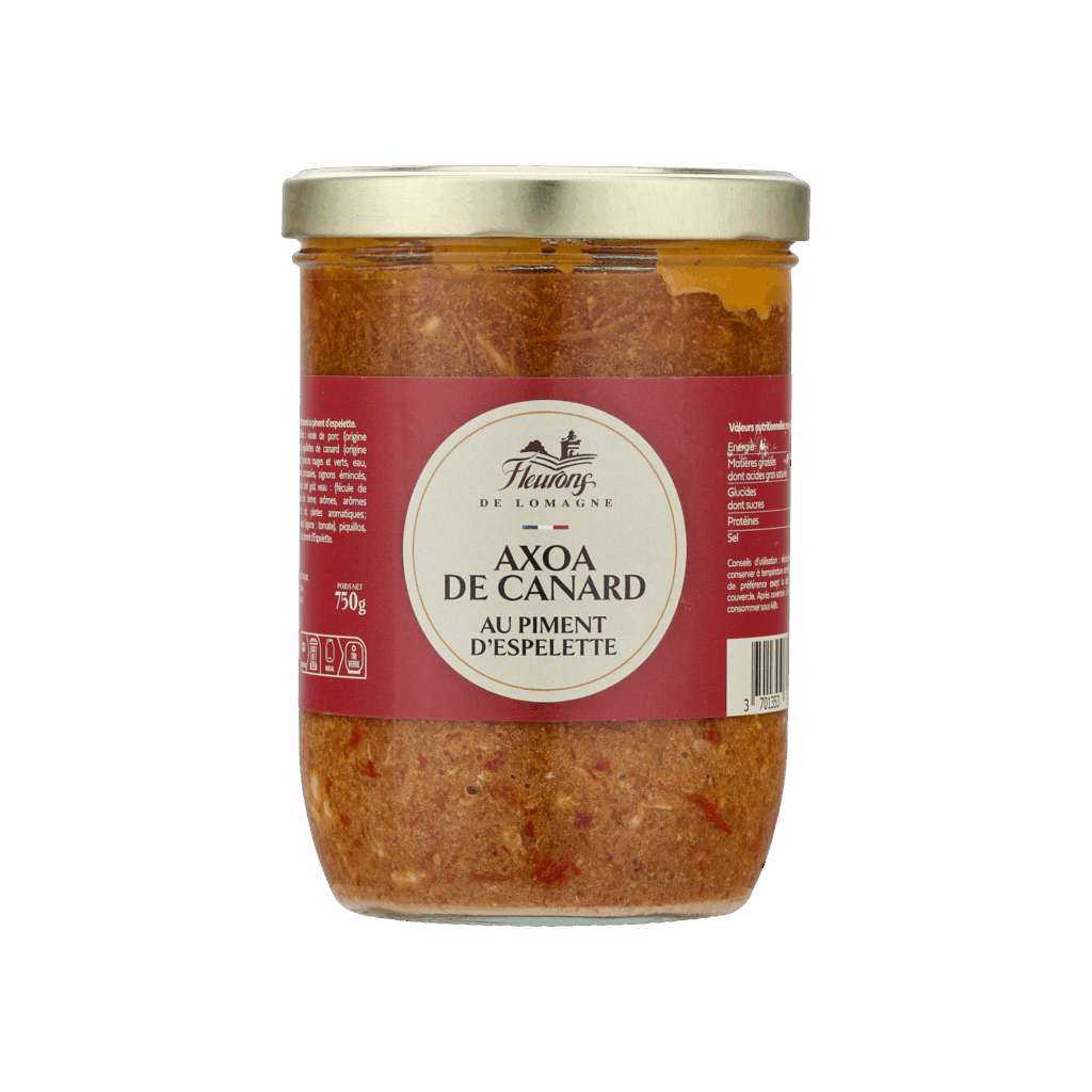 Axoa de canard 750g - Fleurons de Lomagne