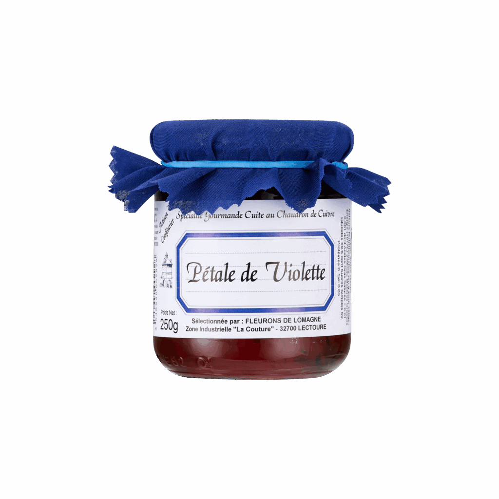 Confit de pétale de violette Domaine de Baudry 250g - Fleurons de Lomagne