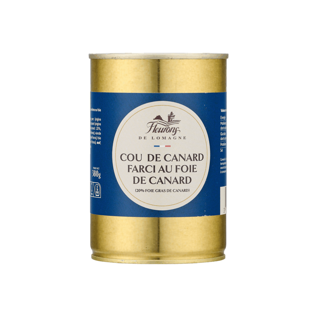 Cou de canard farci au foie de canard 380g (20%FG) - Fleurons de Lomagne