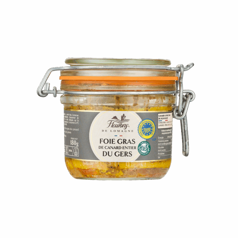 Foie gras de canard entier 180g - Fleurons de Lomagne